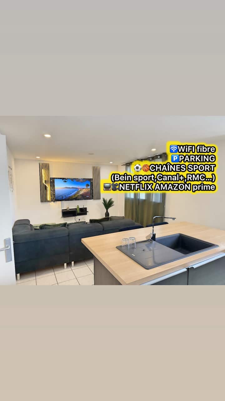 Appartement Moderne Calme 2 Chambres Grenoble T3 - Grenoble