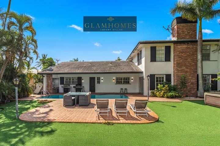 Casa Monstera/pickleball/jacuzzi/pool/pickleball - Fort Lauderdale