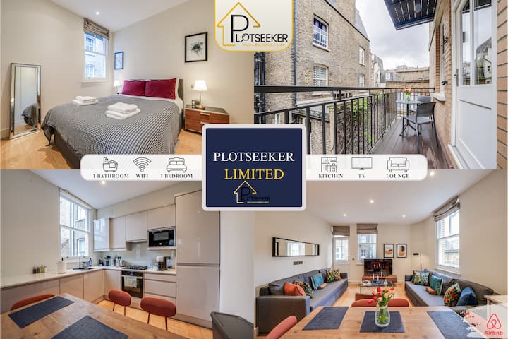 Fitzrovia 1br+balcony | Sleeps 6 | Central London - Londres