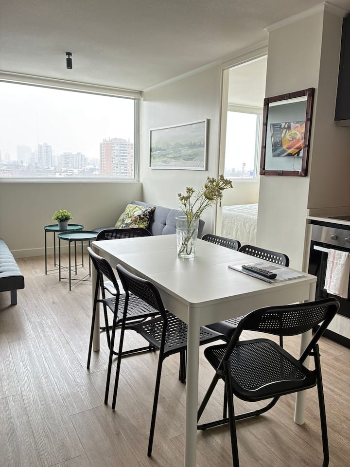 Departamento Familiar Con 2 Habitaciones En Suite - Santiago