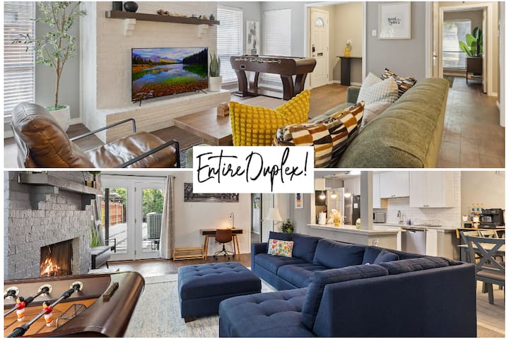 Entire Duplex Perfect For Groups! • Sleeps 14 - Carrollton, TX