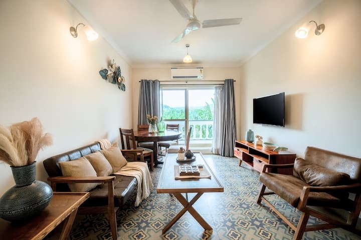 Artsy 1bhk| Green Escape|opposite-bawri Restaurant - India