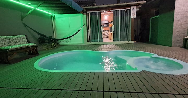 ÓTima Casa De Hóspedes Com Piscina E Garagem - Garopaba