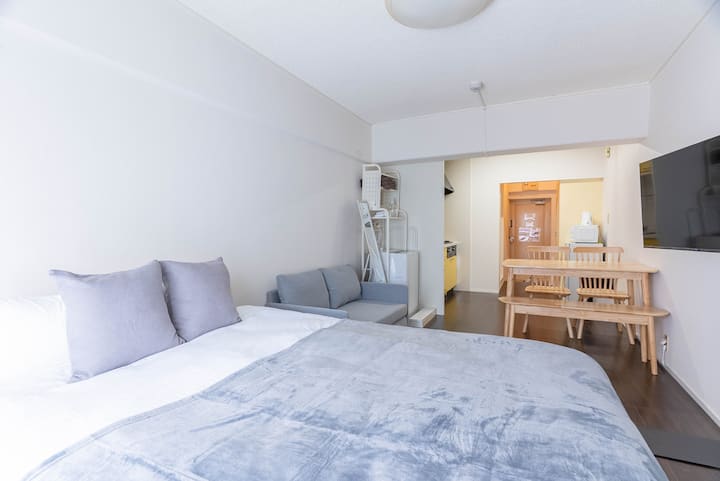 【博多駅から徒歩7分!】wifi無料 友達や家族と楽しいひとときを!!最大3名利用可 - Fukuoka, Japan