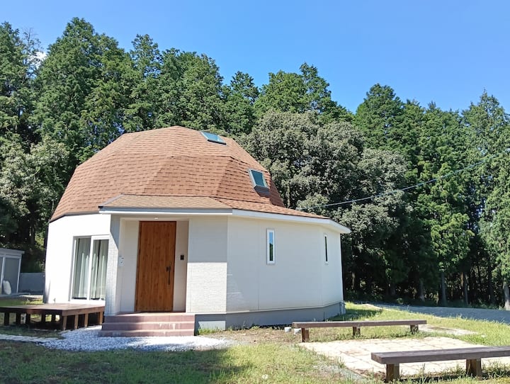 星空に包まれるStar Dome ハウス〜完全プライベート空間駐車場4台 - 구로카와
