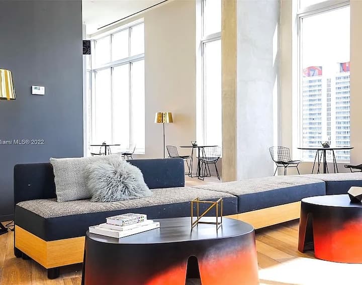 Luxe Modern Downtown Miami Loft With Cityview - Miami