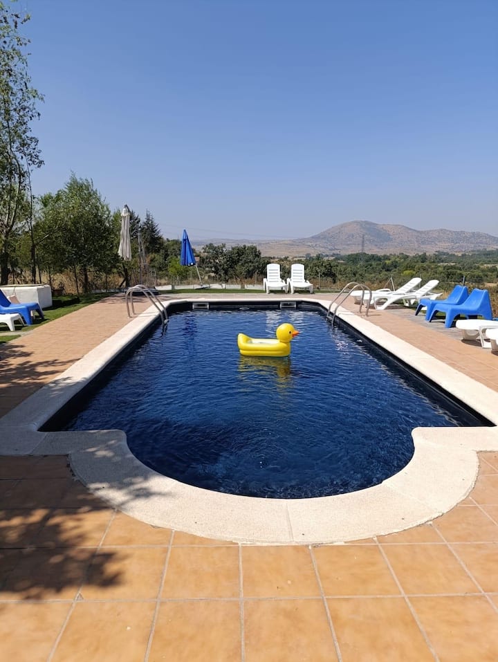 Casa Rural: Chimenea Y Bbq En La Naturaleza - El Espinar