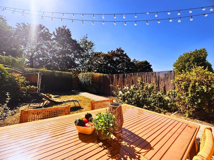 Maison Bohème Jardin & Patio Calme - Lille