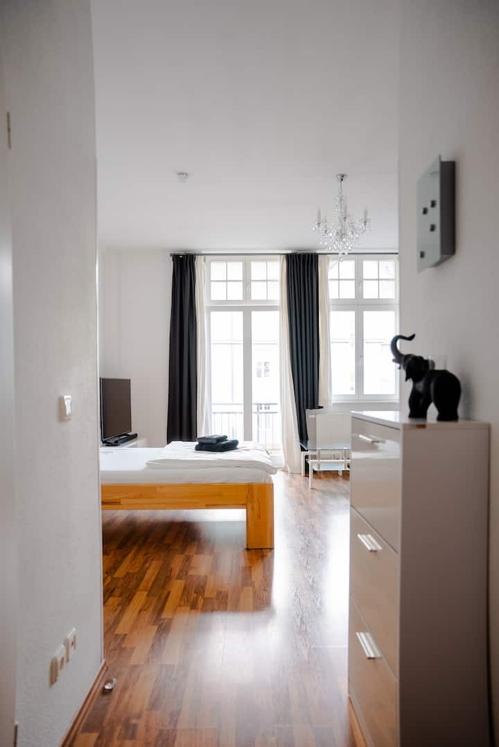 Modernes Loft Mit Balkon Und Schlafsofa - Magdeburg