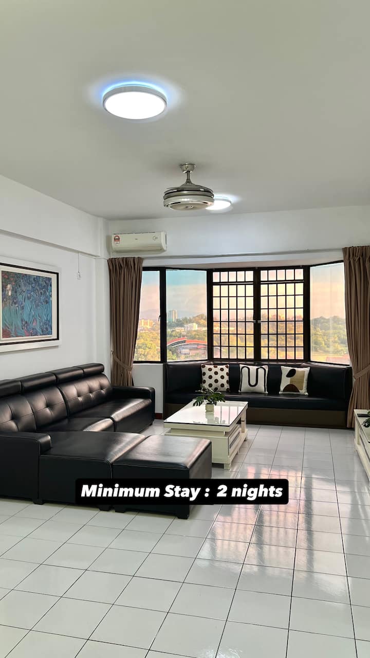 9pax Garden View In Likas Serviced Apartment - Kota Kinabalu