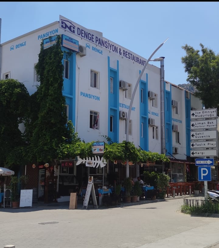 Datça Merkezde Pansiyon Denize 100 Metre  Oda 12 - Datça