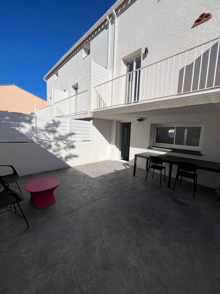 Belle Maison Moderne 6 Pers Wifi Clim 3 Chambres - Le Barcarès