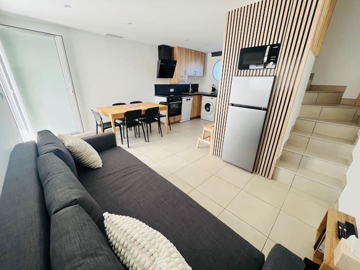 Belle Maison Moderne 6 Pers Wifi Clim 3 Chambres - Le Barcarès