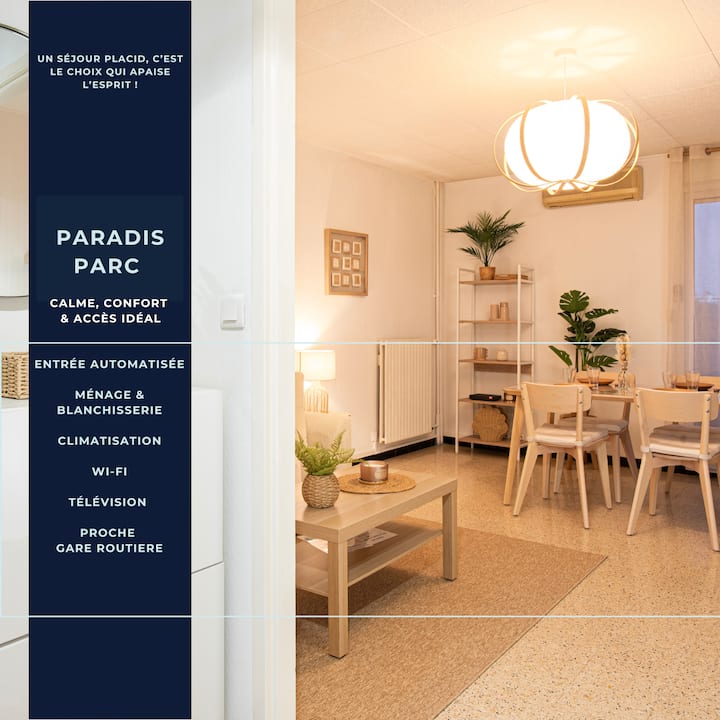 Appart Paradis Parc – Calme, Confort & Accès Idéal - Martigues