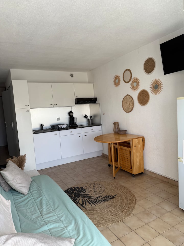 Studio Charmant, 100m De La Plage, Parking Gratuit - Vias
