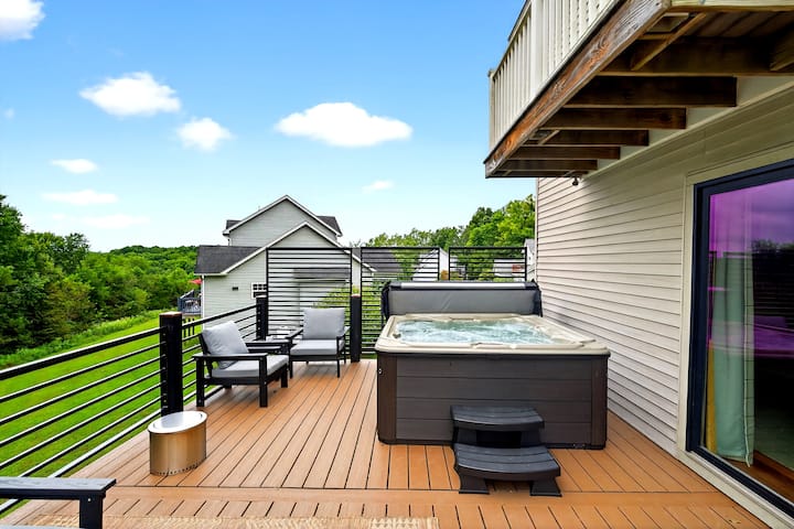 Bourbon Stave Lakehouse | Hot Tub • Deck • Cozy - Taylorsville Lake State Park, Mt Eden