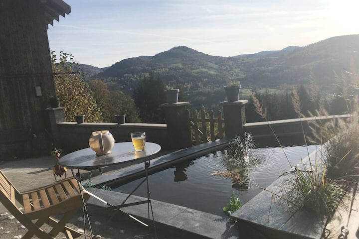 Havre De Paix En Montagne Avec Jacuzzi, Sauna, Vue - Bussang