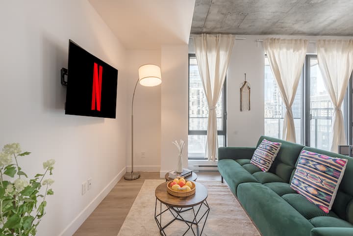 Modern 1br In Old Montreal + Lounge Access - Montreal