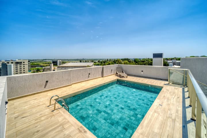 Depto · Piscina · Gym · Zona Aeropuerto-conmebol - Paraguay