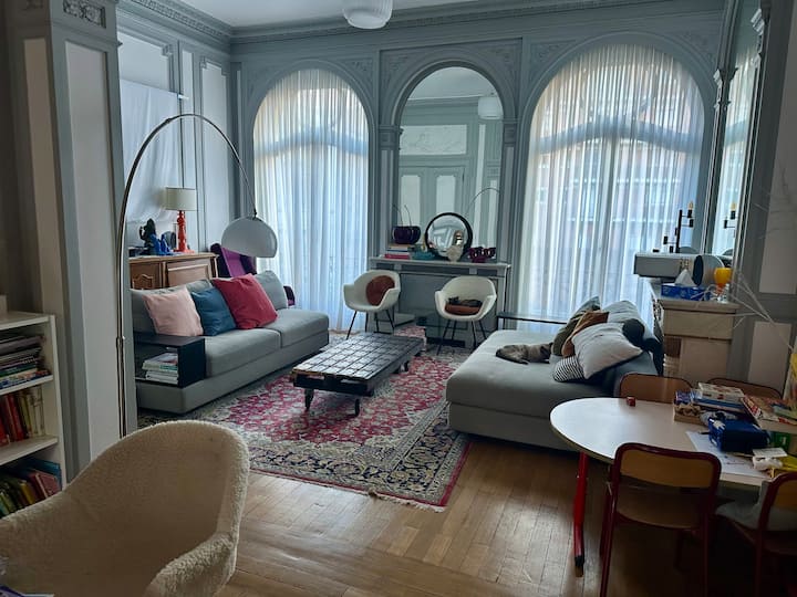 Grande Maison Art Déco à Lille, Jardin, Terrasse. - Lille