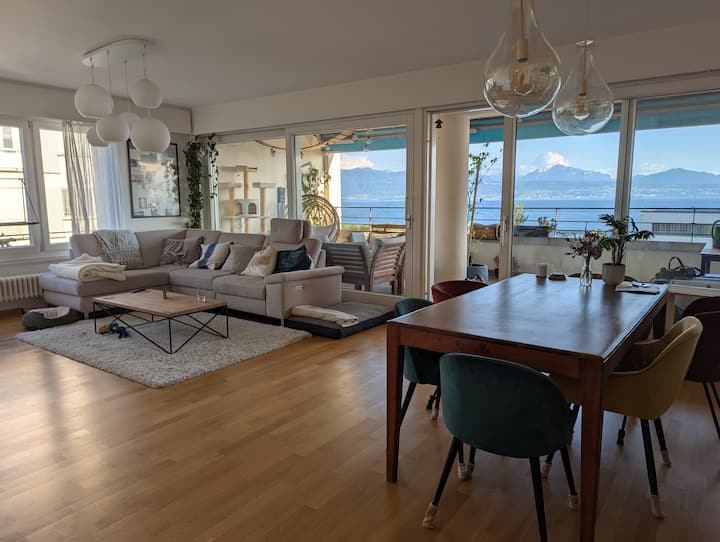 Renovated 3-room By Lake Geneva • Stunning Views - Lausanne