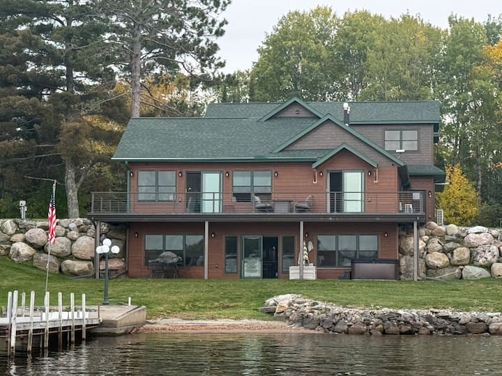 Lake Vermilion Waterfront Home & Beach Vacation - Tower, MN