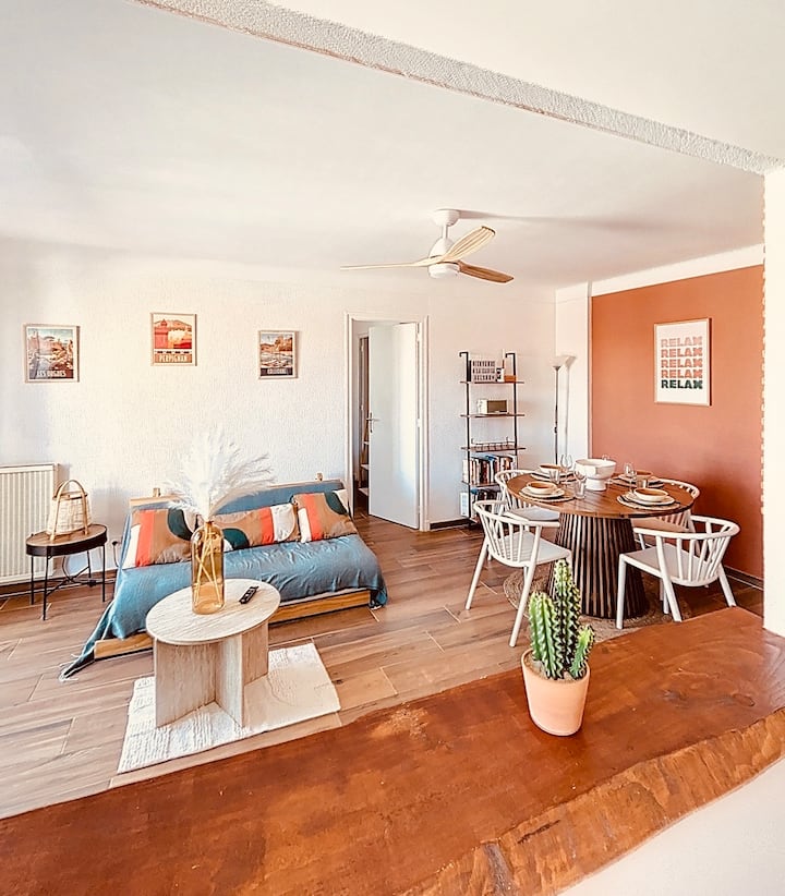 Cocon Chaleureux à 2 Pas De L’archipel. - Perpignan