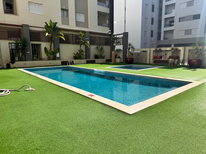 S+2 Moderne / Piscine /Restaurants En Bas - Nabeul‎