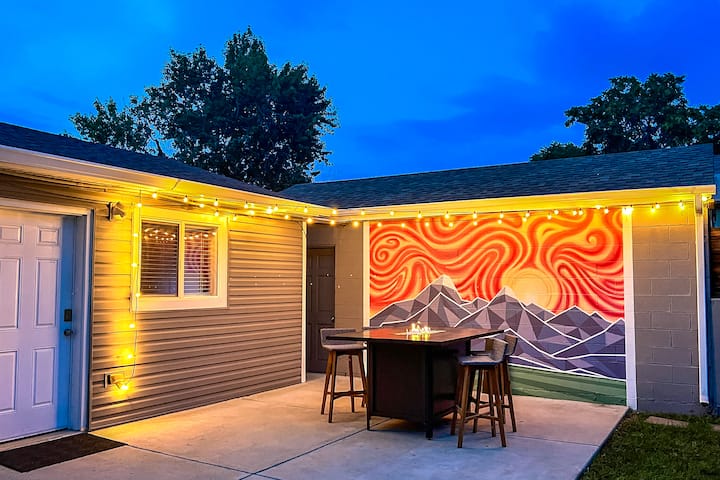 Fire Table • Main-level • Private Patio & Yard - Denver, CO
