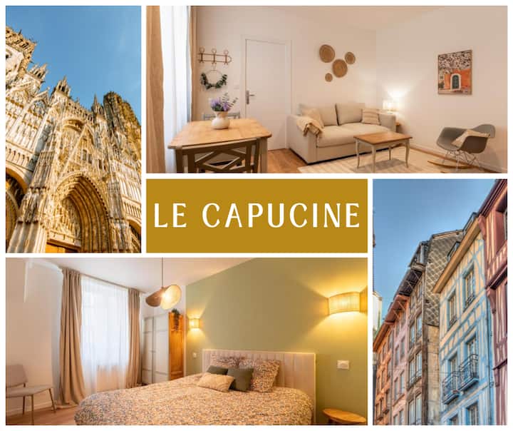 Le Capucine - Cœur Historique - Cosy & Confort - Rouen
