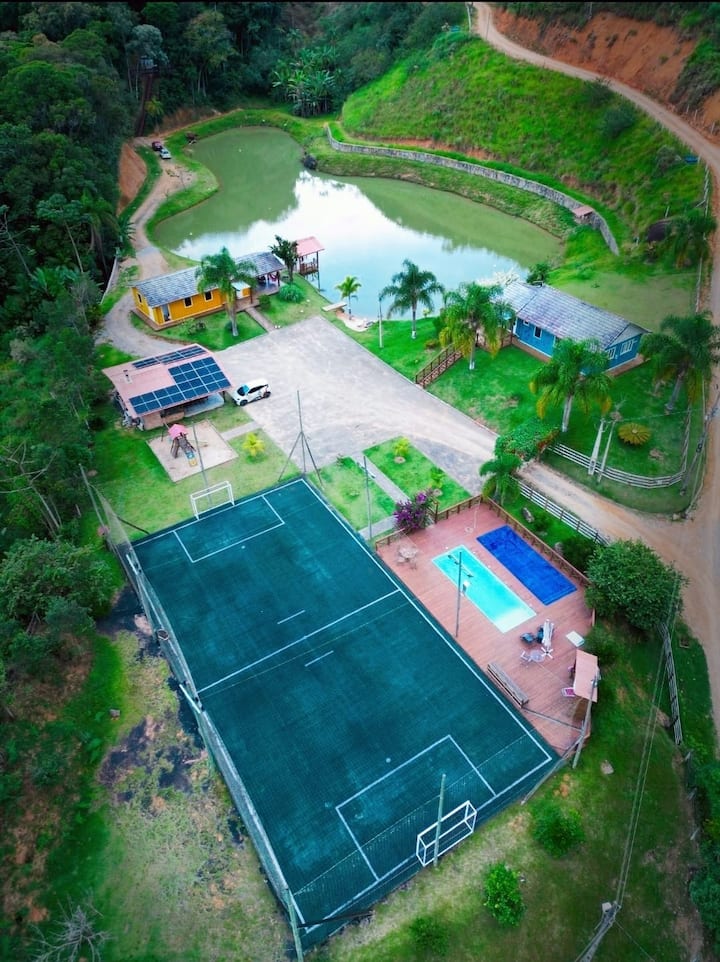 Sítio Com 2 Casas, Piscina Aquecida, Açude E Mais! - Santo Amaro da Imperatriz