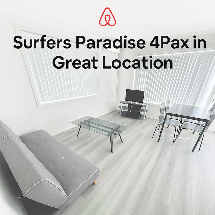 Sunrise Apt 3 · Bright 1br · Upstairs · Pool View - Surfers Paradise