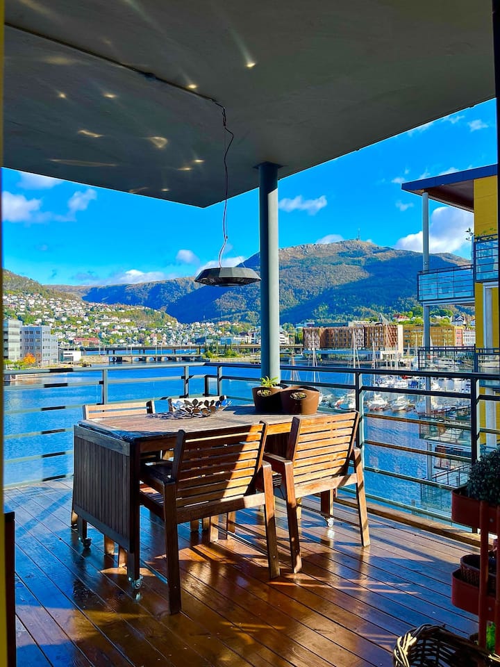Moderne Toppleilighet Ved Sjøen, Bergen Sentrum - Bergen, Norway