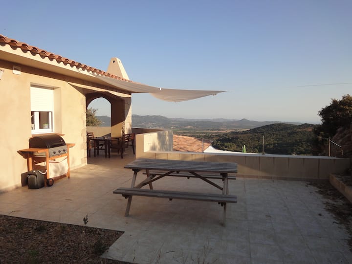 T3 Rdc Vue Mer Gde Terrasse Clim Corse Sud Figari - Figari