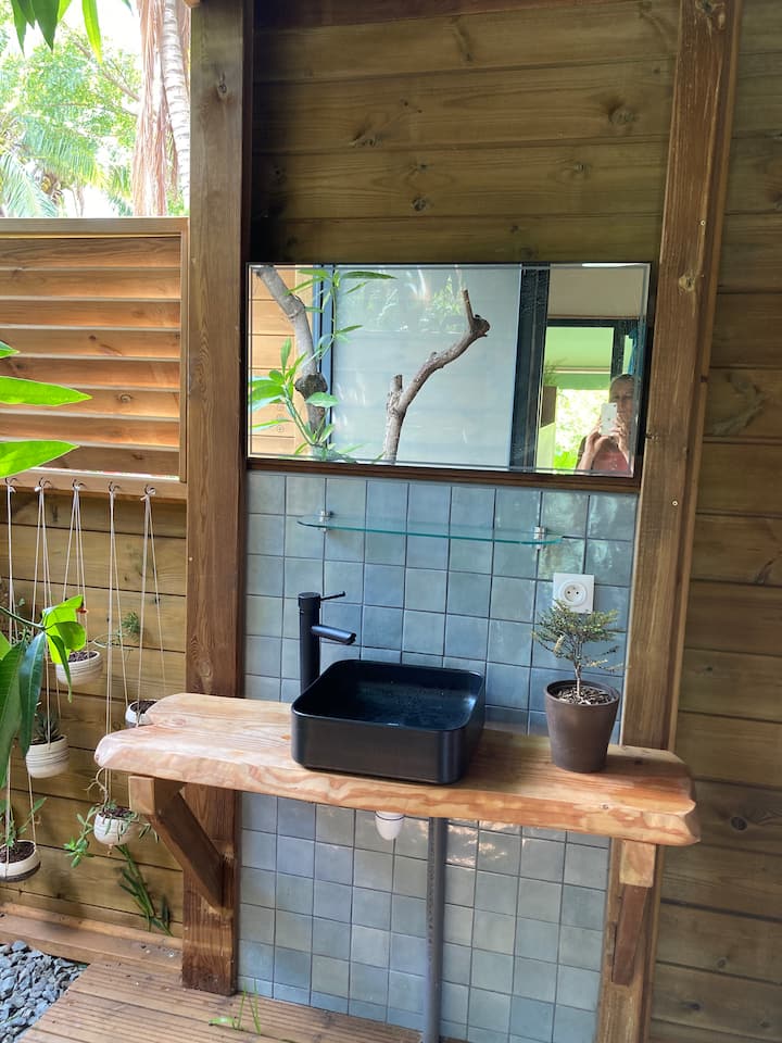 Bungalow Avec Piscine Dans Verger 500 M De La Mer - Saint-Leu