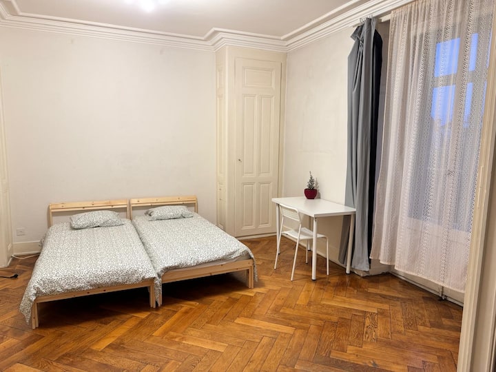 Geneva Student/travel Nest B- Twin Beds@eaux-vives - Genève
