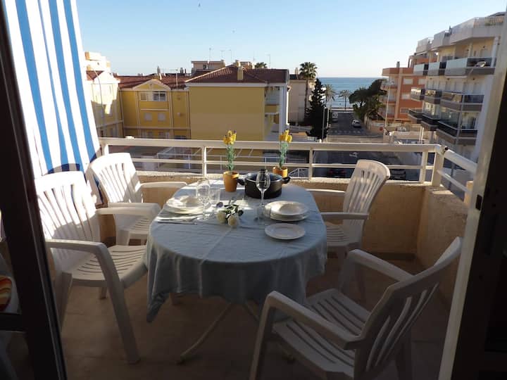 Apartamento 1d Con Vistas Al Mar. Wifi, Aire A. - Santa Pola