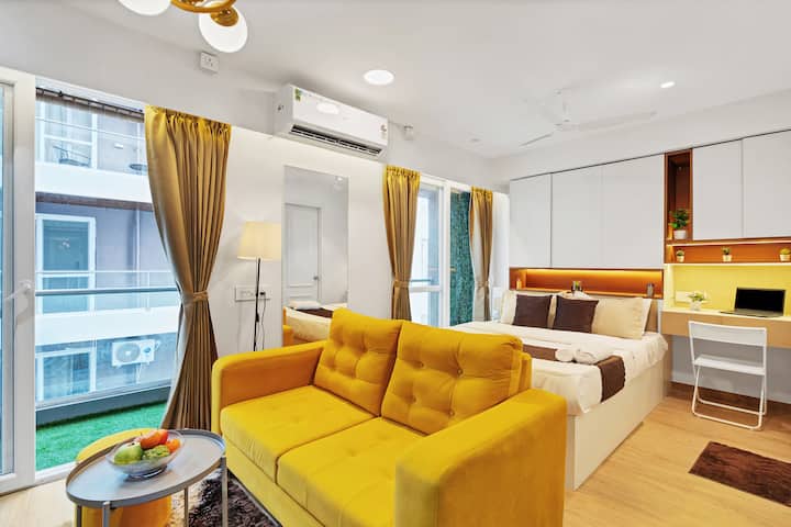Modern Escape | Walk To Airport • Wi-fi • Ac - Pune