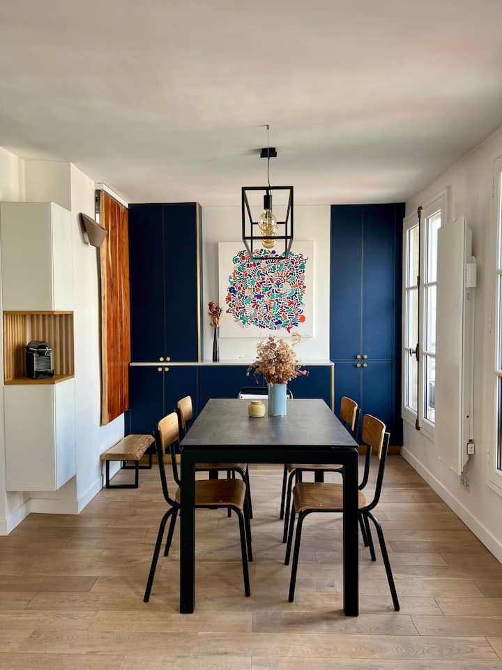 ÉLégant Pied-à-terre Entre Louvre Et Le Marais - Parc de la Villette