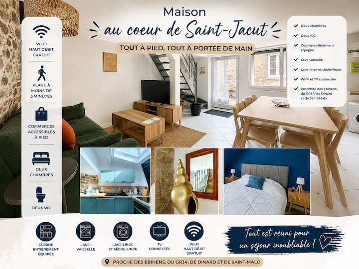 Maison De Pêcheur 4 Pers Plages à Pied - Saint-Jacut-de-la-Mer