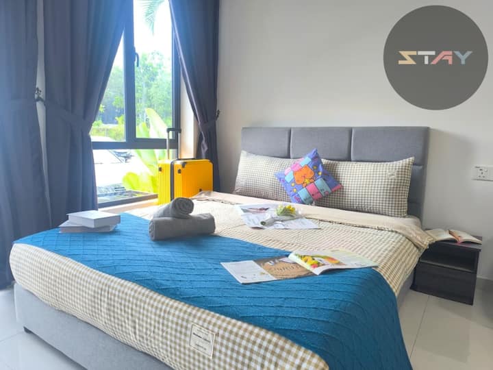 Central Park Comfort Couple Studio Netflix Bystay - Johor Bahru