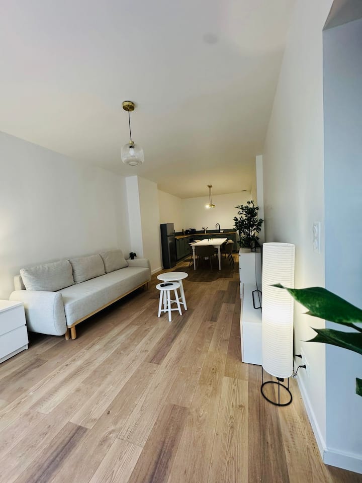 City Home : 2 Chambres, Parking Gratuit, Central - Carvin