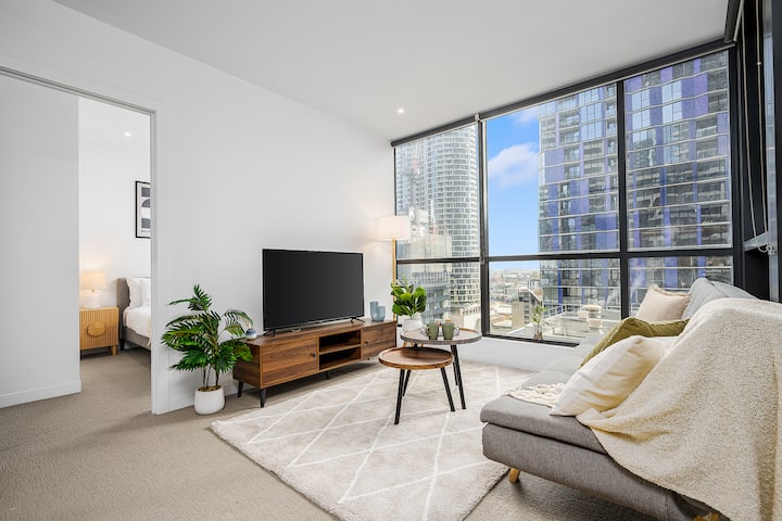 Modern 2br In Heart Of Melbourne | Balcony +Pool - Melbourne