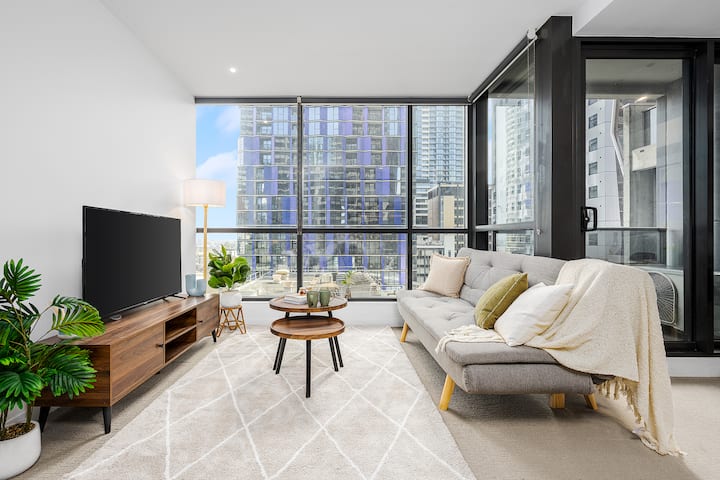 Modern 2br In Heart Of Melbourne | Balcony + Pool - Melbourne