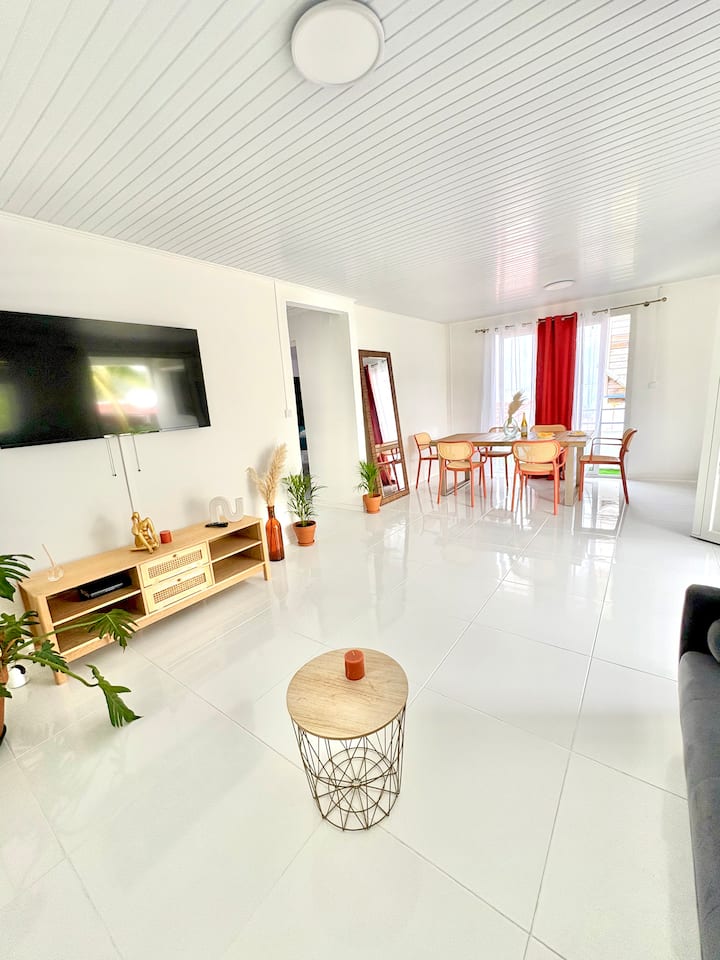 Casa Zen – Maison Vue Mer Avec Plage à 5 Min - Martinique