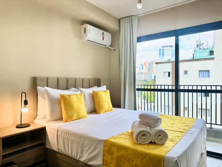 Central And Cozy - Rooftop Pool - São Paulo