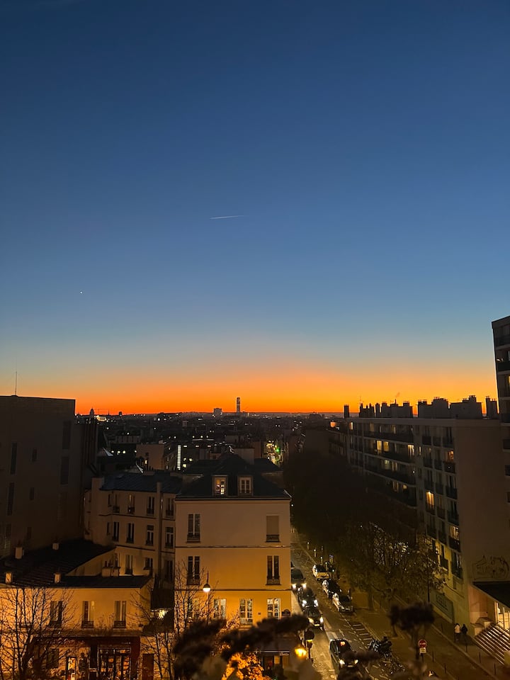 Charmant Petit Appartement Au Dessus Des Toits - París