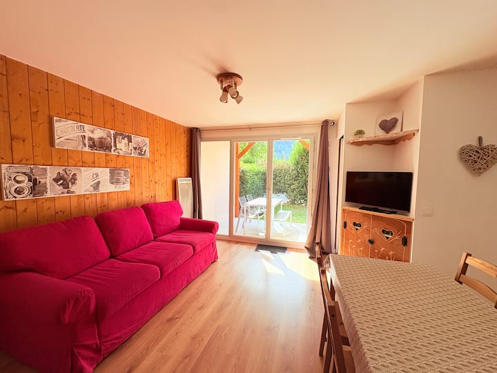 T3 Lumineux Avec Jardin, Piscine Et Panorama - Luz-Saint-Sauveur