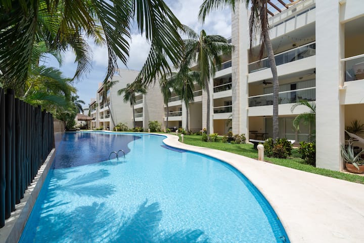 Pto Aventuras Oasis: 2br Condo•pool•steps To Beach - Puerto Aventuras