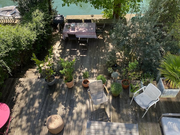 Maison En Bord De Seine Avec Ponton à 3km De Paris - Paris
